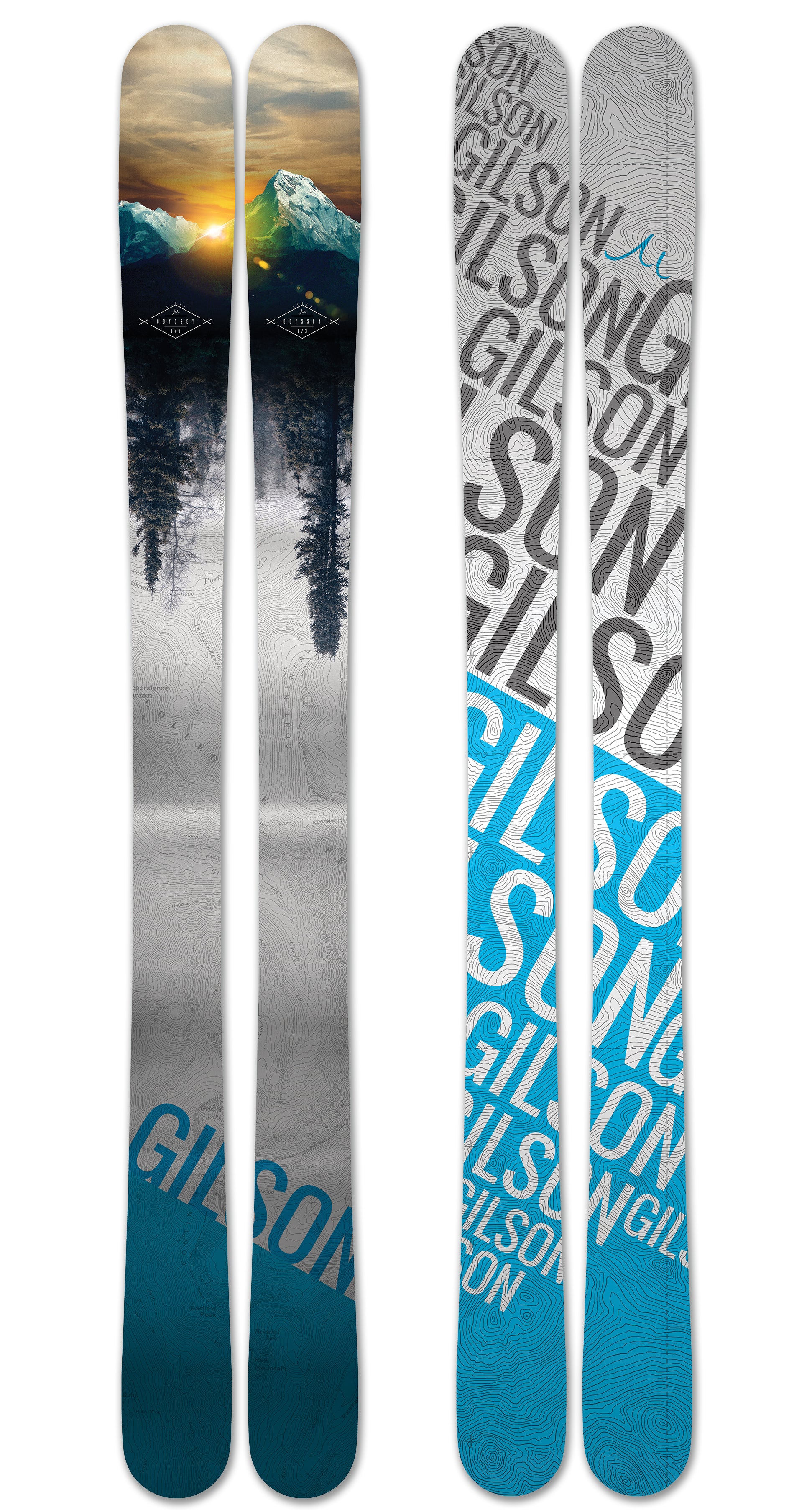 GILSON Odyssey All Mountain Skis | 99mm Versatile Skis