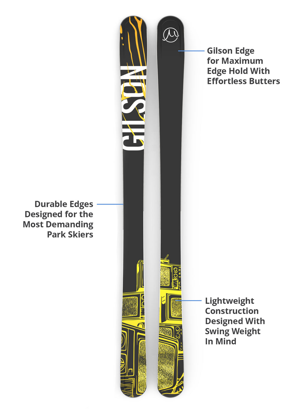 GILSON Fusion Freestyle 96 Skis | Park and All Mountain