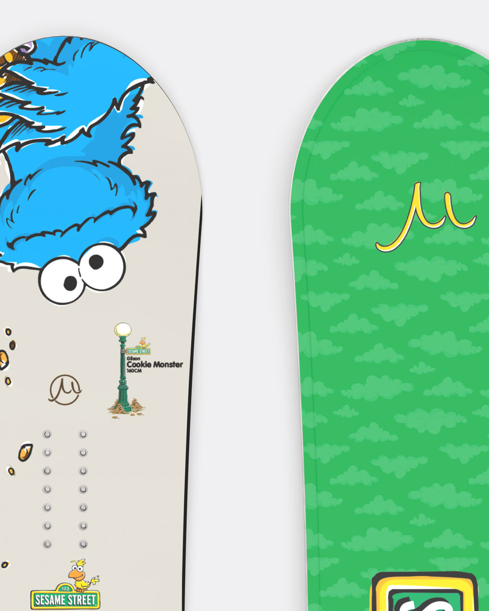 Sesame Street Retro The Monster Snowboard | GILSON Limited Edition