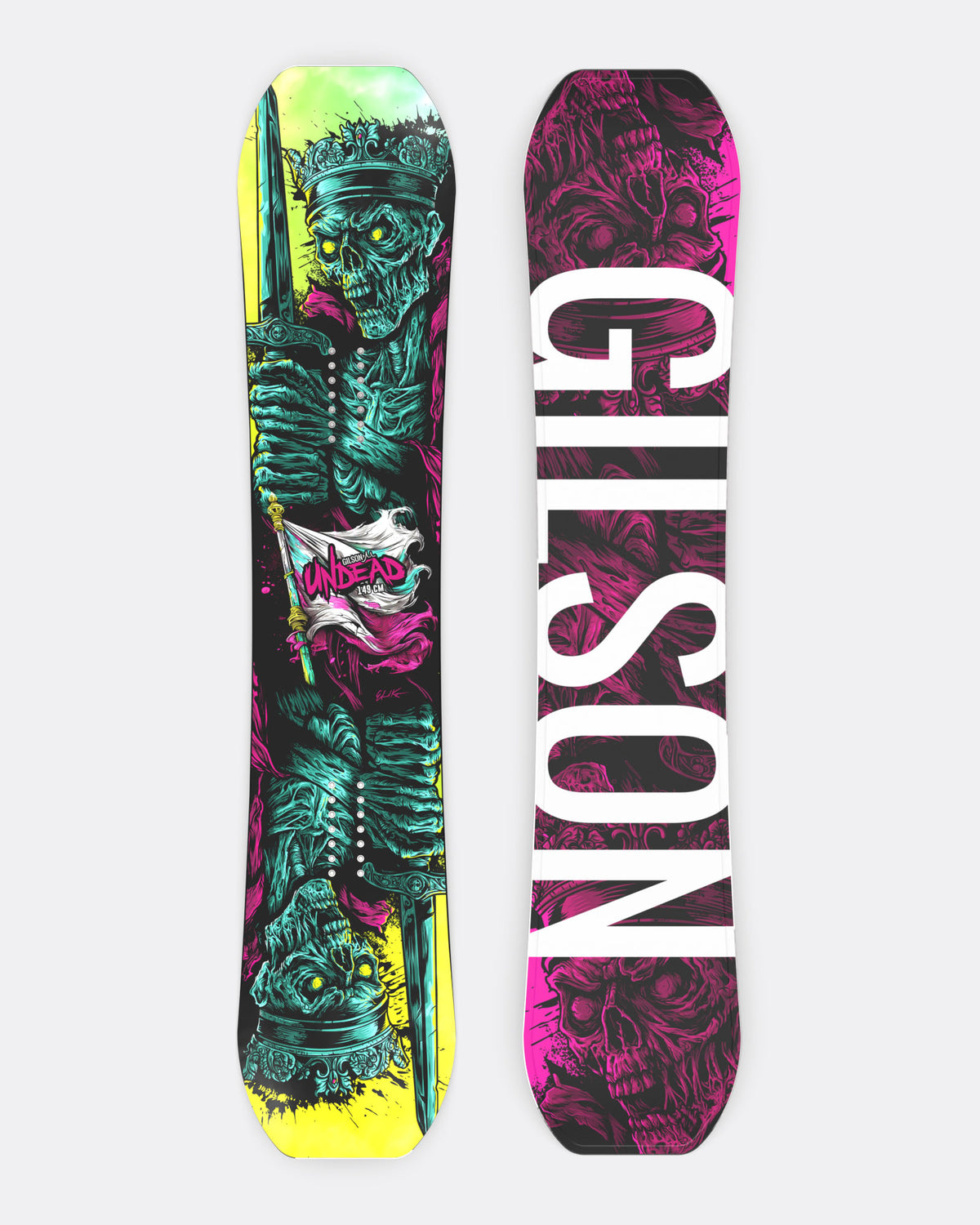 GILSON Undead Freestyle Hybrid Camber Snowboard | All-Mountain & Park
