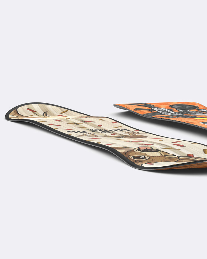 30 Point Buck Hybrid Camber All Mountain Snowboard | GILSON Artist Series